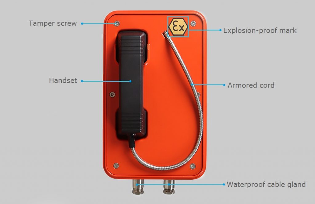 Explosion Proof IP Intercom Explosion Proof Telephone supplier| JRTeck