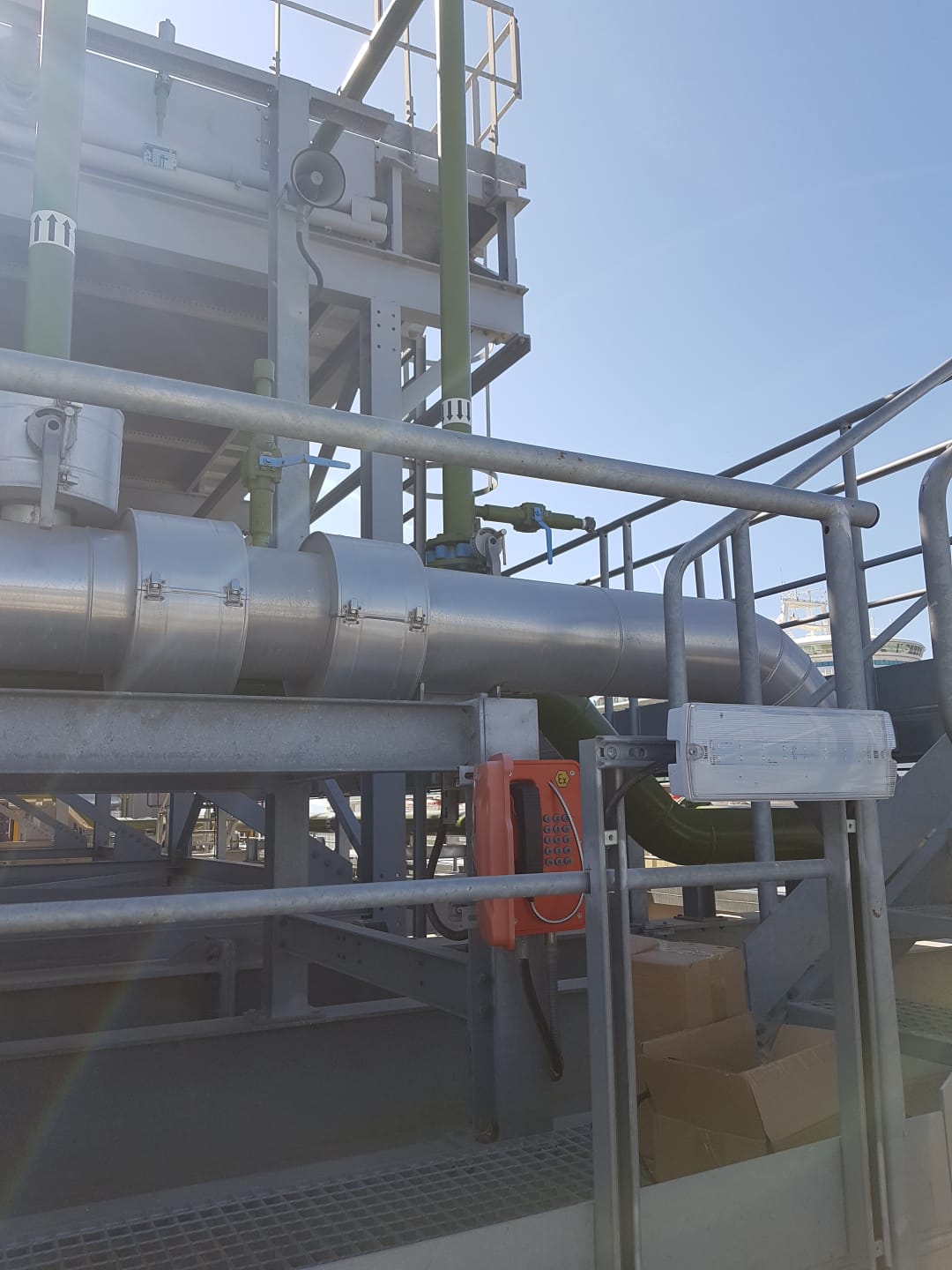 J&R Explosion Proof Telephone Project in Gibraltar Power Plant | JRTeck