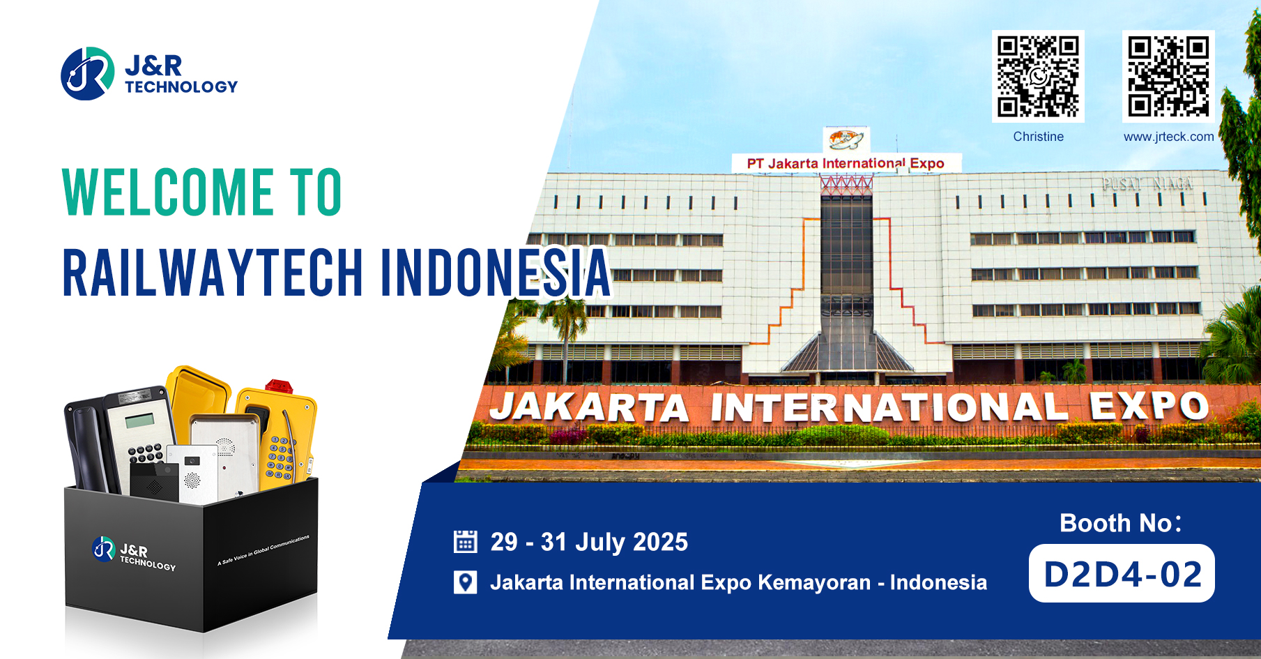 Join J&R Technology at Railwaytech Indonesia 2025: Discover the Future of Rail Communication ...